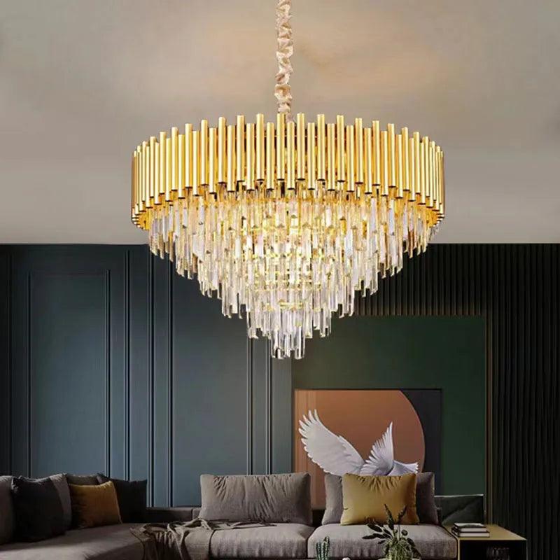 Maestro Crystal Ceiling Chandelier – Creating Coziness